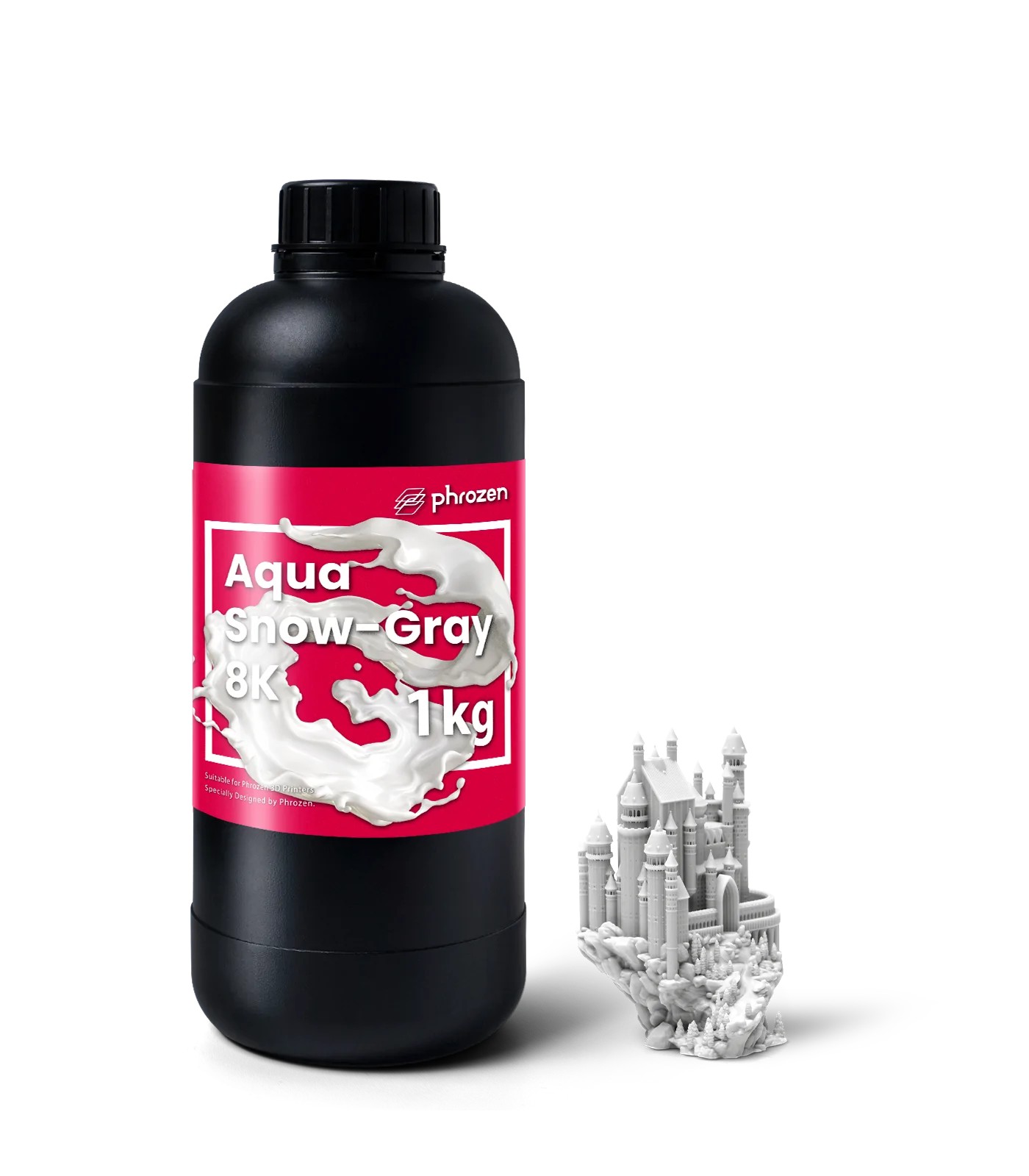 Resina 3D Model - Phrozen Aqua 8K - 1kg - PrintaX - Impressão 3D