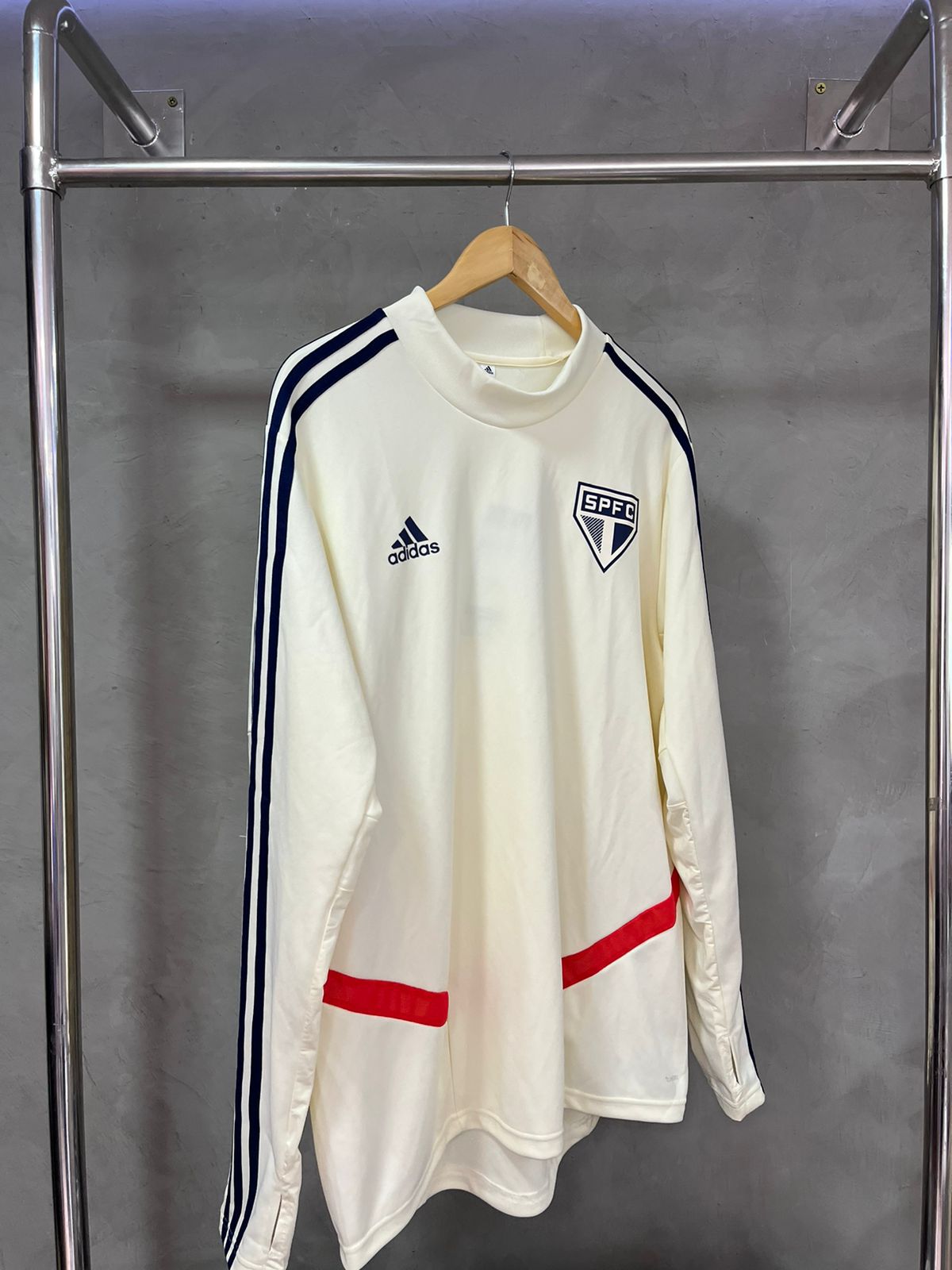 JAQUETA SAO PAULO CREME (JOGADOR) - JNoriginalshop