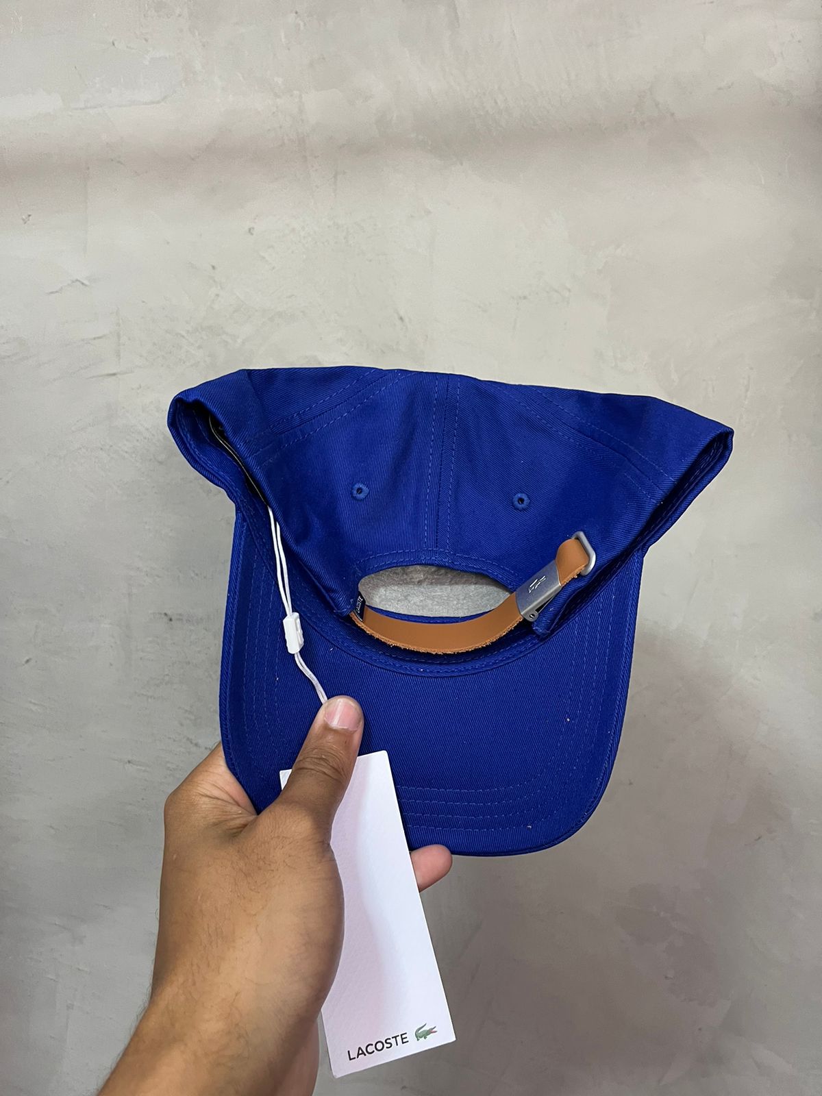 BONÉ LACOSTE BIG CROC AZUL ROYAL - JNoriginalshop