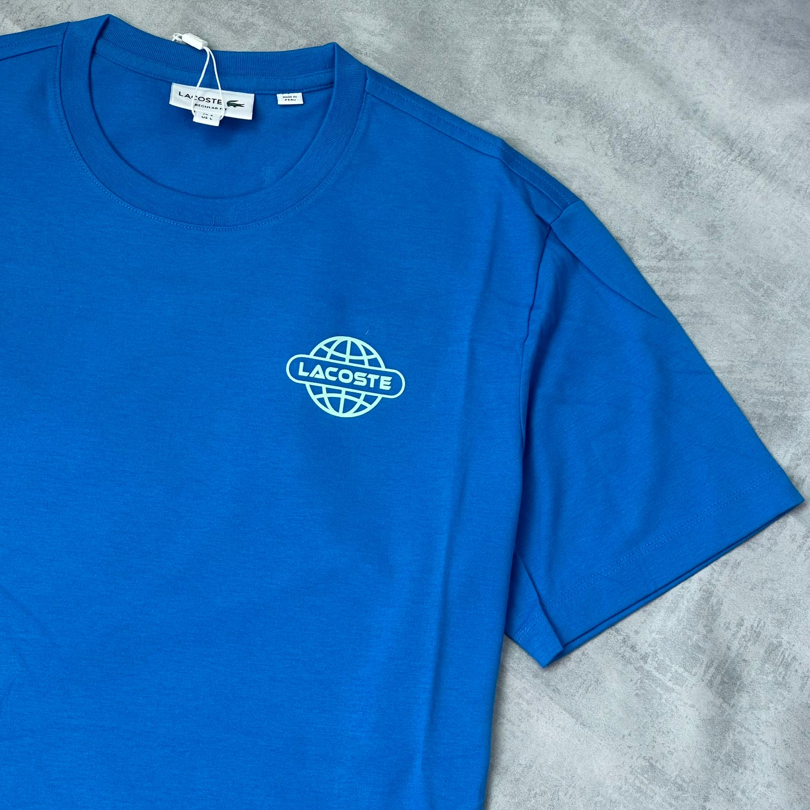 Camisa Lacoste World - Azul - JNoriginalshop