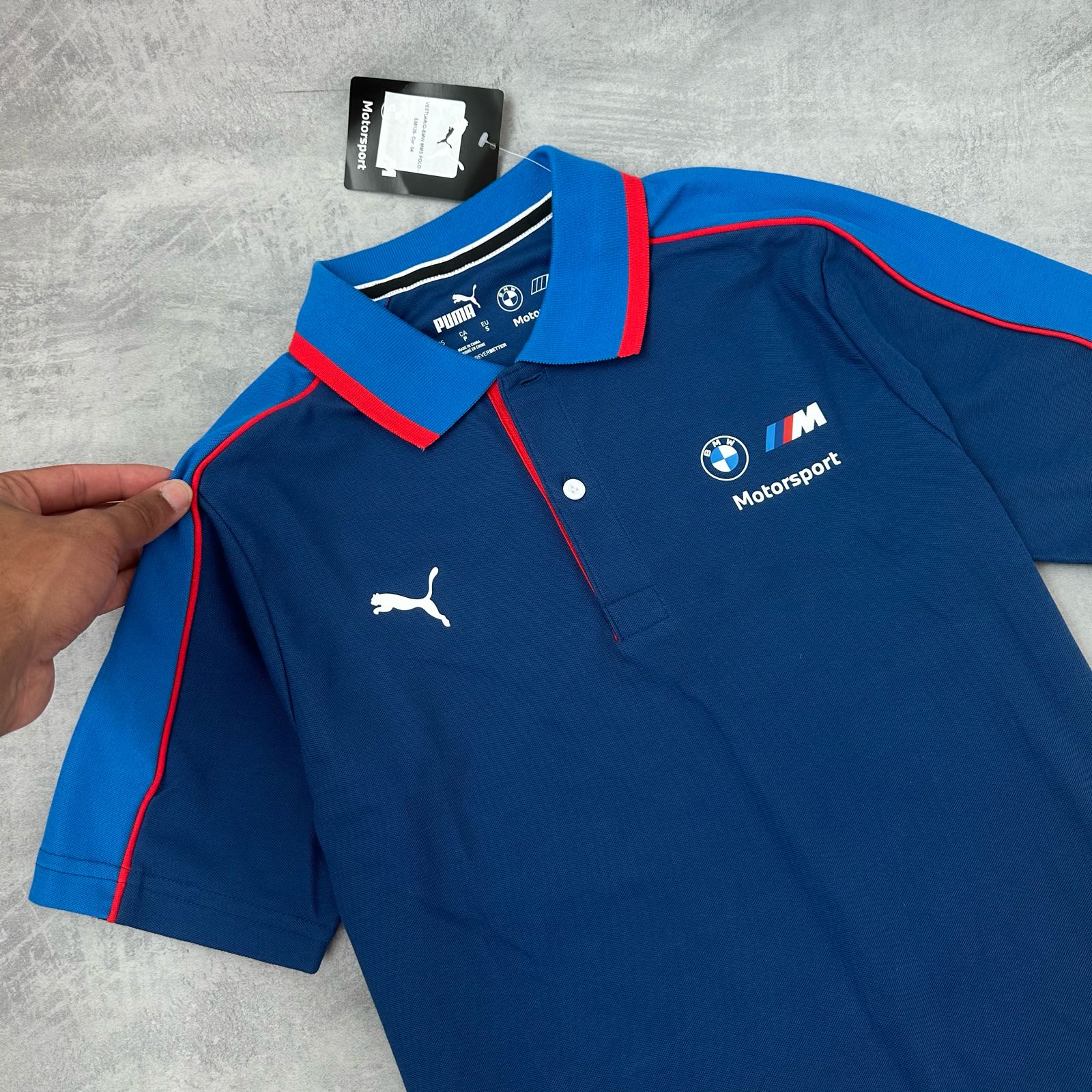 CAMISETA POLO PUMA BMW MOTORSPORT (AZUL) - JNoriginalshop