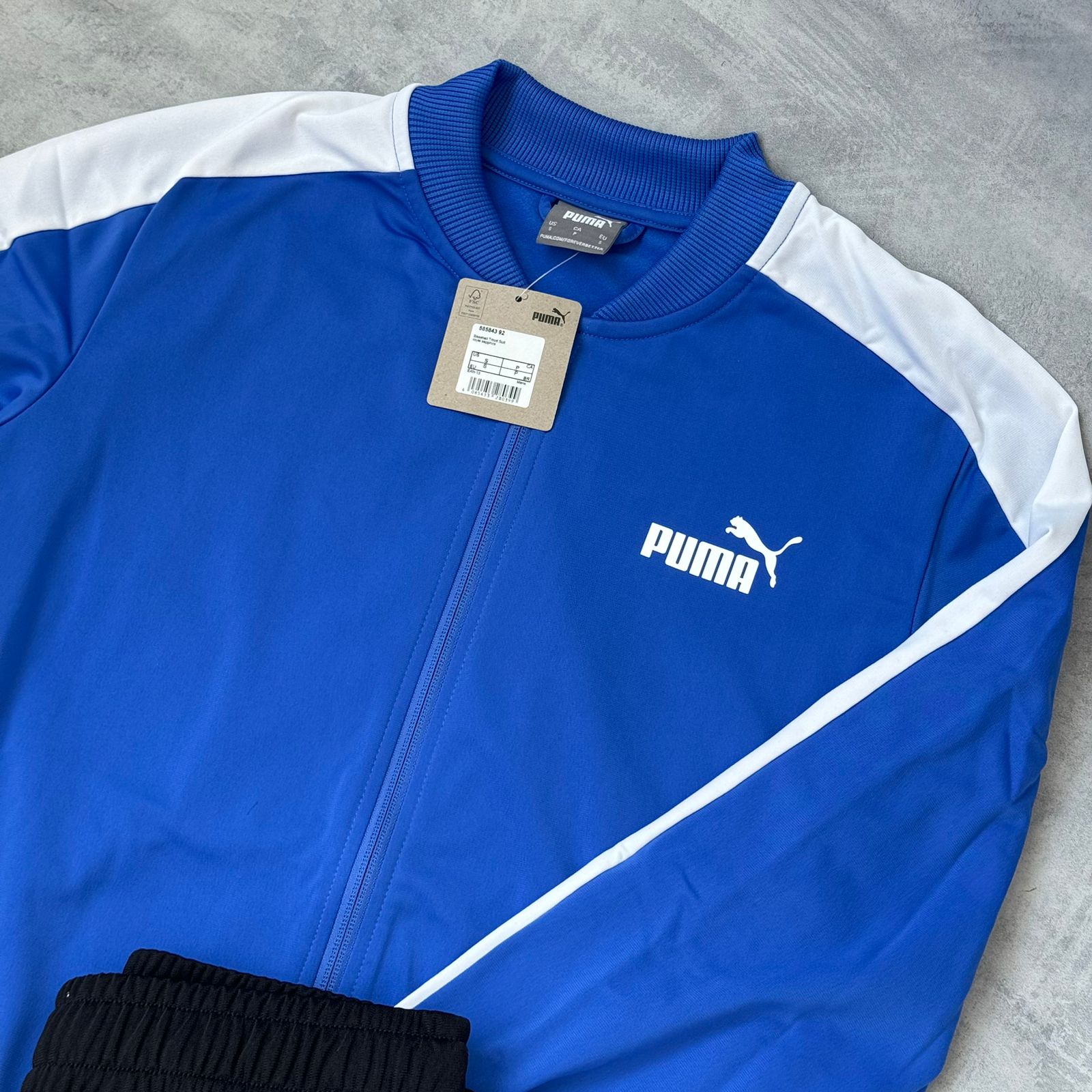 Conjunto Puma Tracksuit - Azul+branco 585843-92 - JNoriginalshop