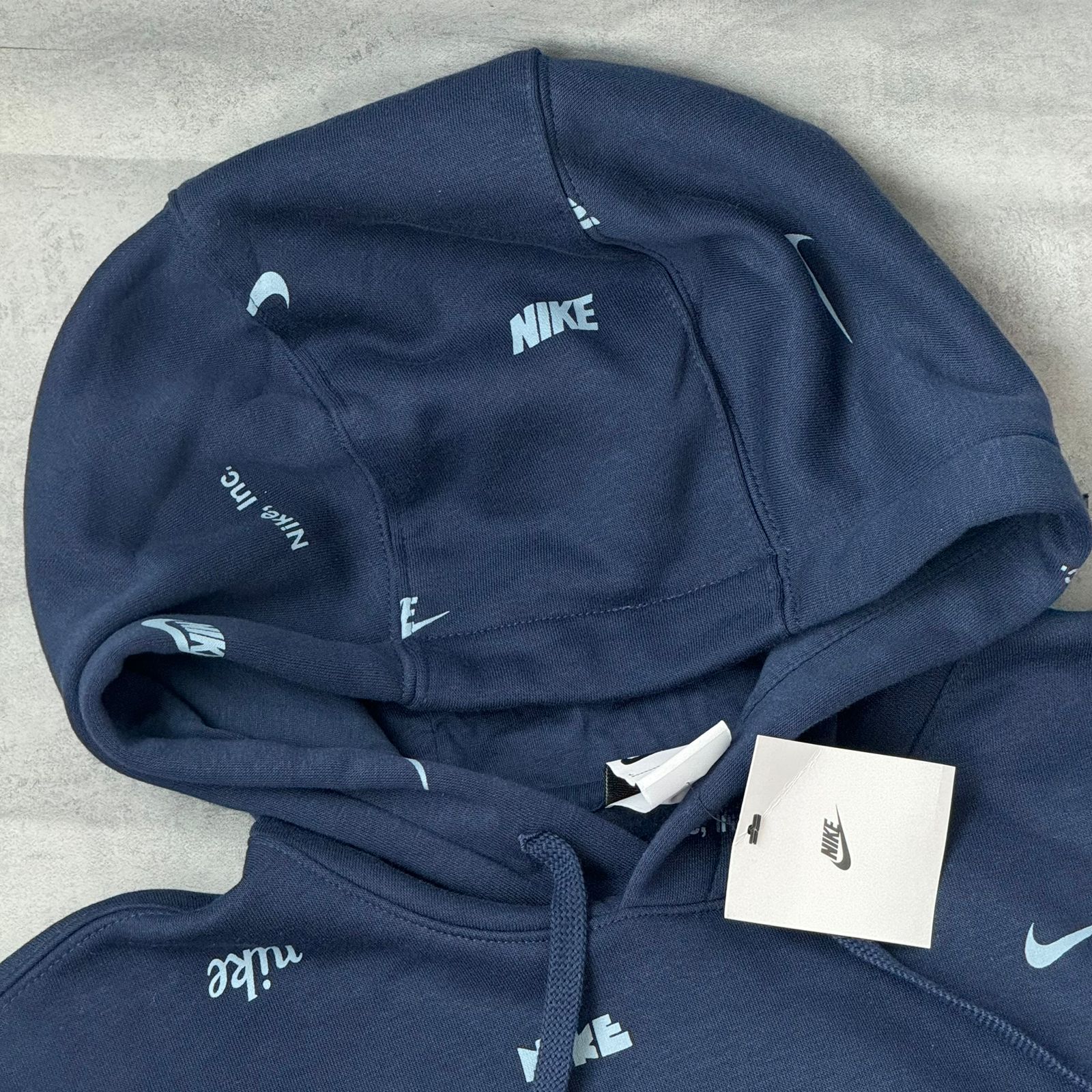 Nike Club Fleece Men's Allover Print Pullover Hoodie - JNoriginalshop