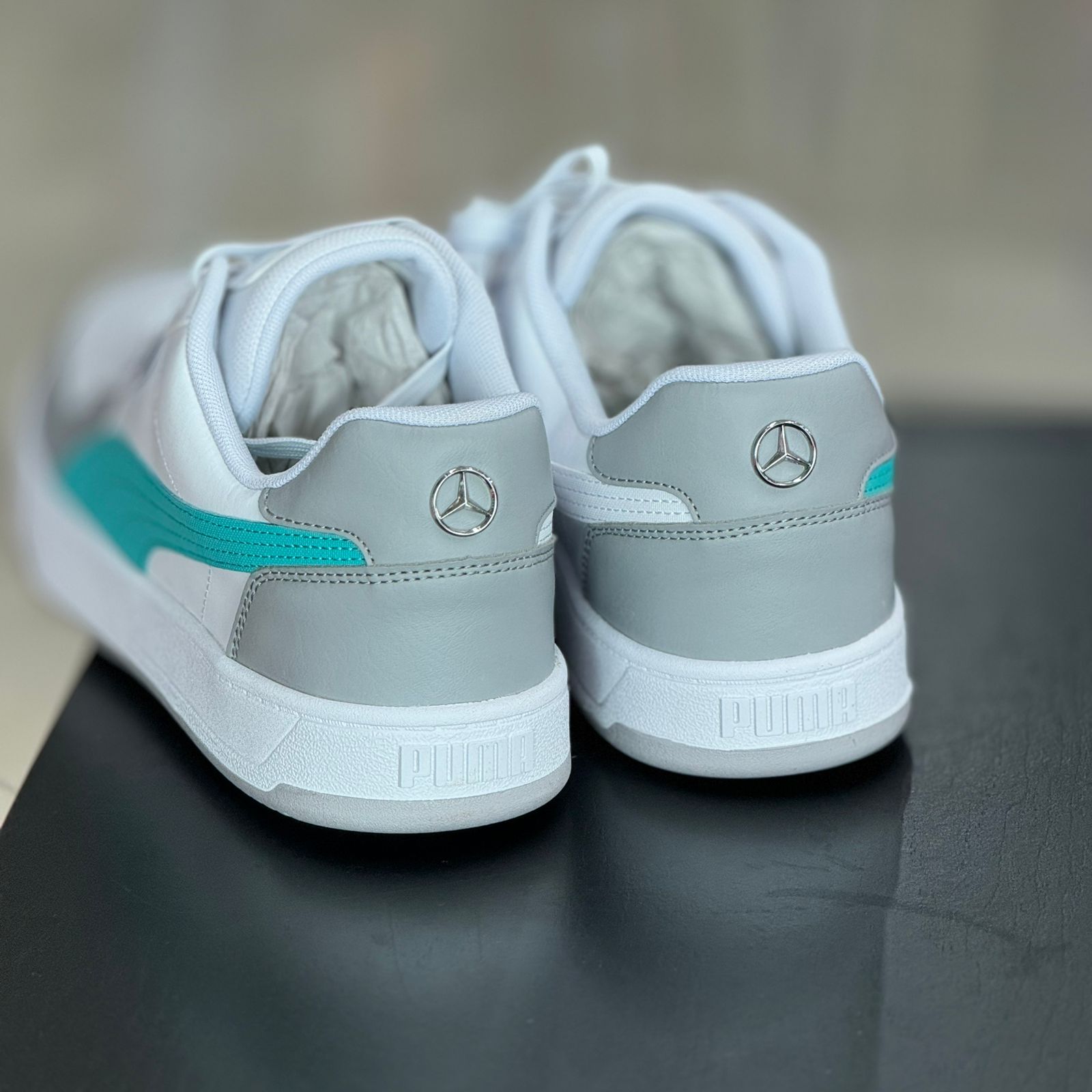 Tenis Puma Caven Mercedes Motorsport- Branco+verde - JNoriginalshop