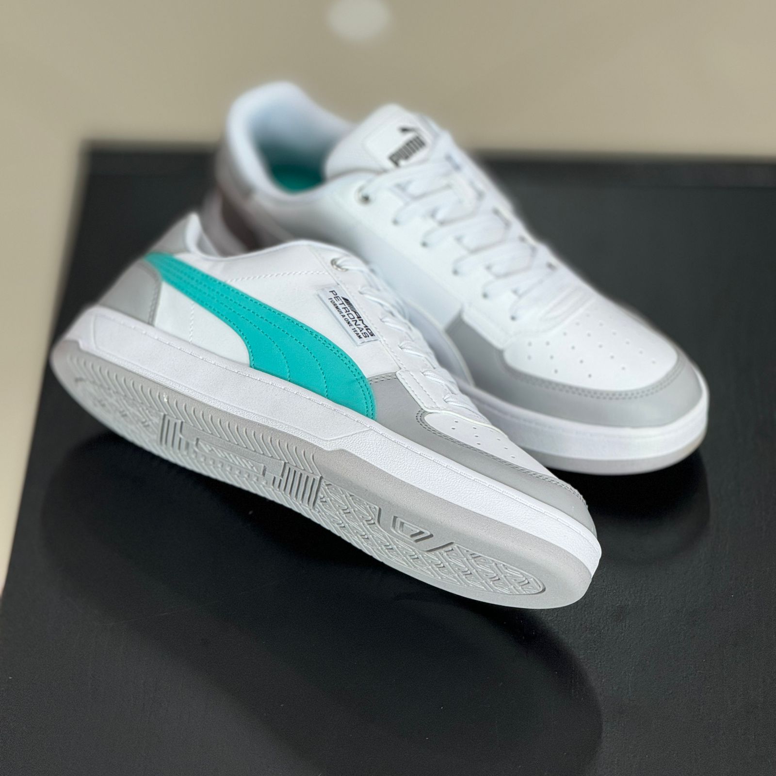 Tenis Puma Caven Mercedes Motorsport- Branco+verde - JNoriginalshop