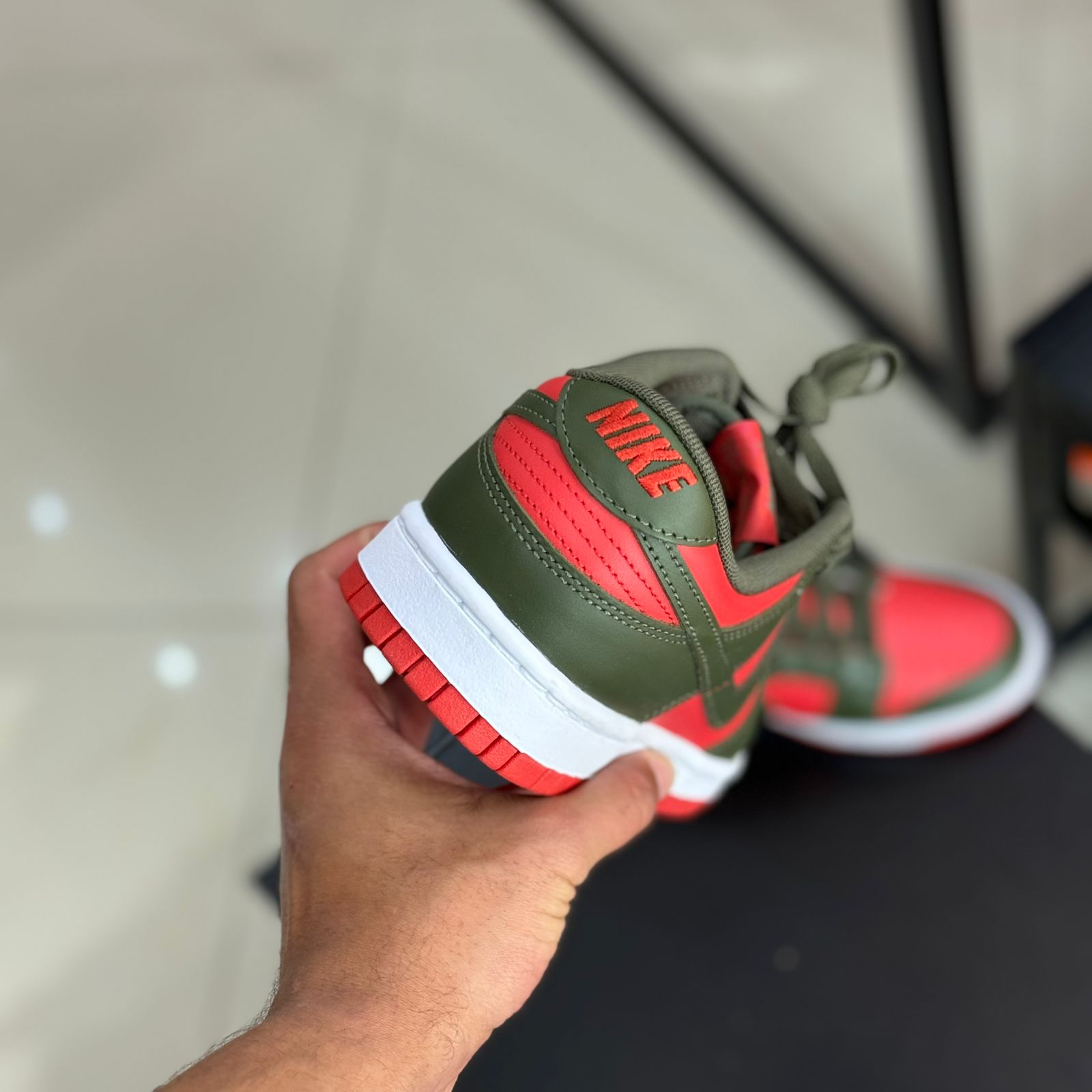 Nike Dunk Low Mystic Red Cargo Khaki Men's - dv0833-600 - JNoriginalshop