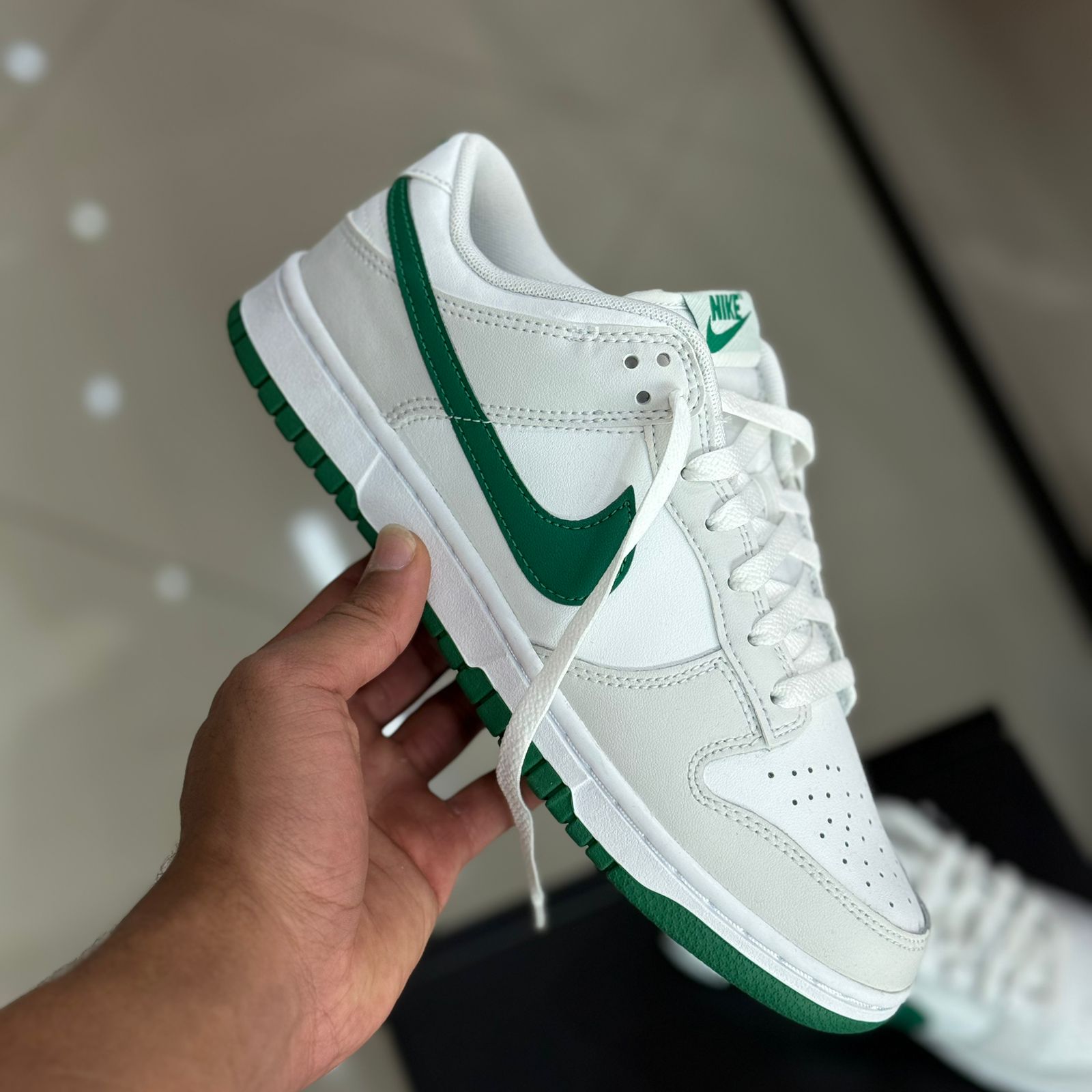Nike Dunk Low Retro Summit White Malachite Men's - DV0831-107 ...