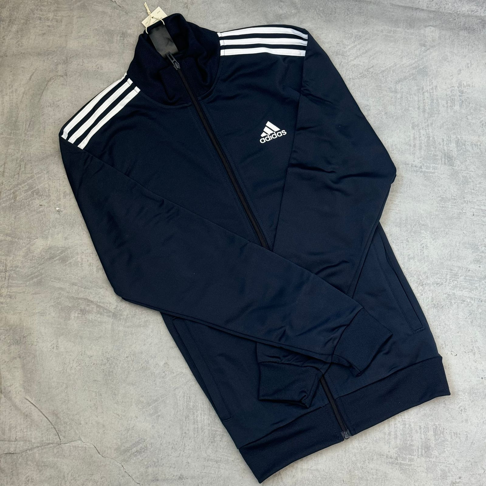 Conjunto Basic 3-Stripes Adidas Blue - HZ2220 - JNoriginalshop