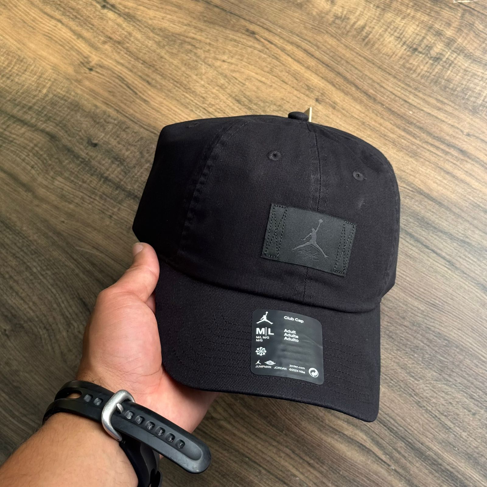 Boné Jordan Club Fight All Black - JNoriginalshop