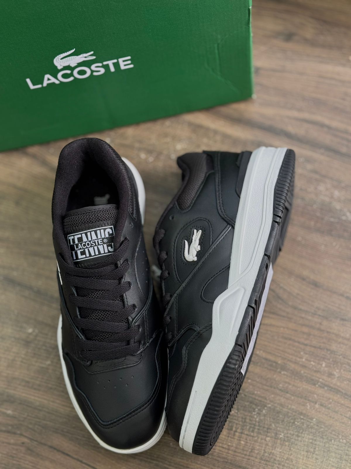 Lacoste Lineshot- Black/ White - JNoriginalshop