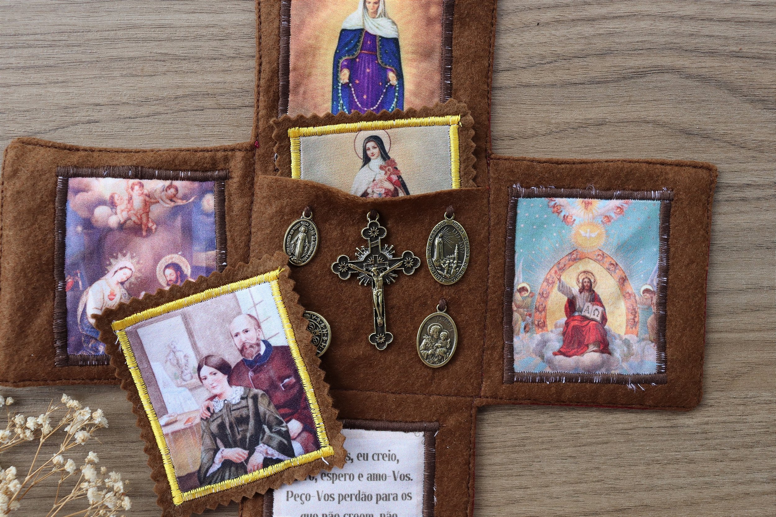 Santinho para oratório de bolso - Ateliê Piedoso