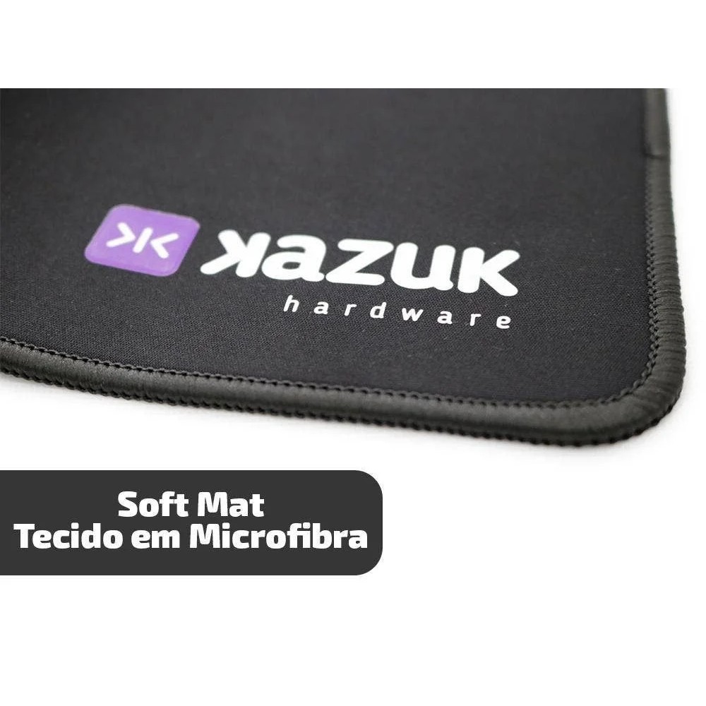 Mouse Pad Gamer 80x30cm Kazuk KZM-02 Preto - Mmicros Soluções Tecnológicas