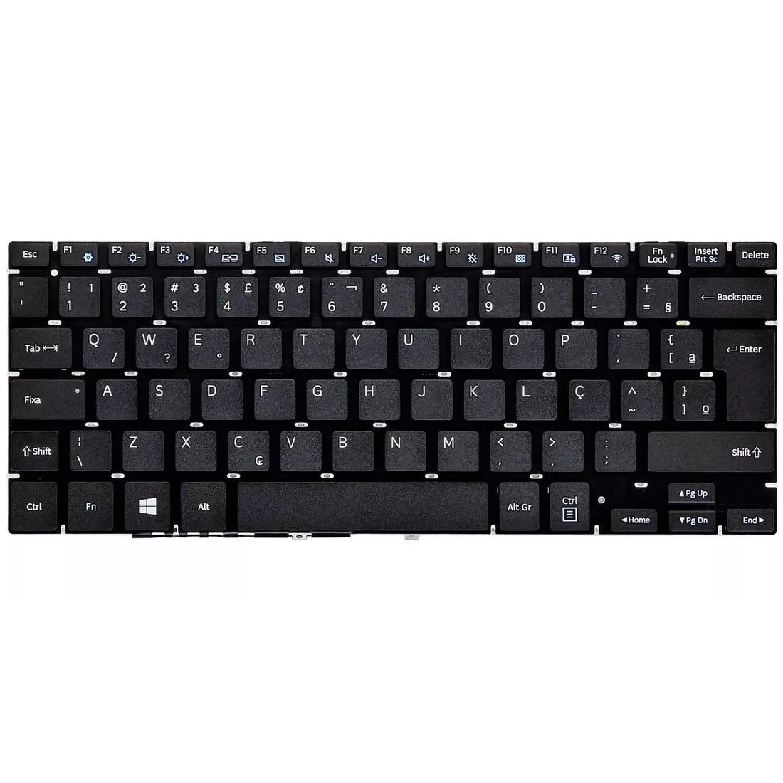 Teclado para Notebook Samsung NP910S3K ABNT2 Preto - 9Z.NC4SN.11B ...