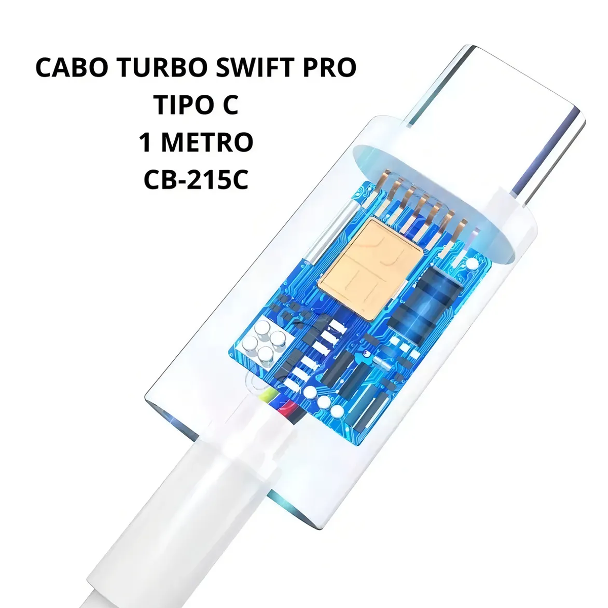 Cabo Usb Turbo Swilf Pro Tipo C Hrebos CB-215C - Mmicros Soluções ...