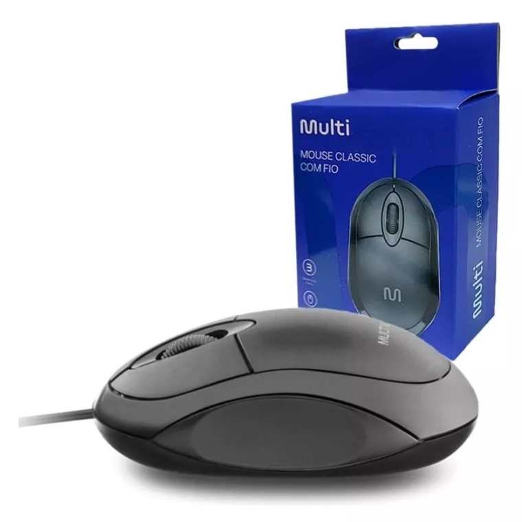 Mouse com Fio Multi MF100 - Mmicros Soluções Tecnológicas