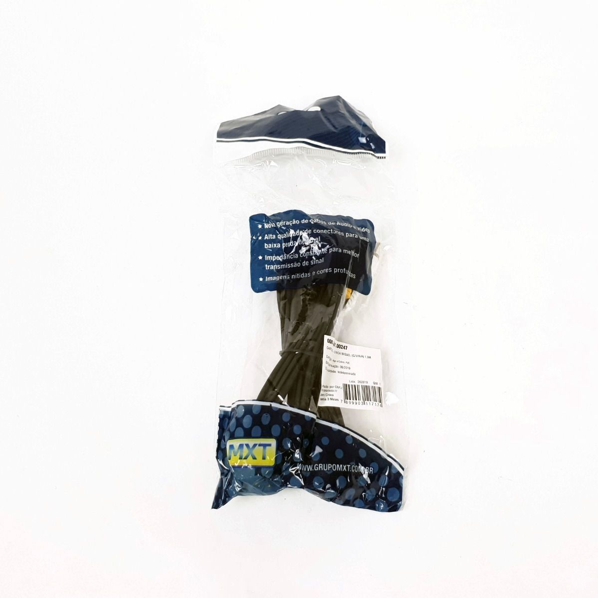 Cabo P2 4c + 3 Rca Niquel 1,5m Mxt - InfoTech Informática