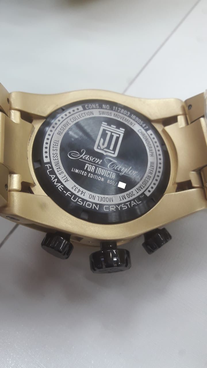 Relógio Masculino Invicta Jason Taylor 14432 Suíço - Altarelojoria ...
