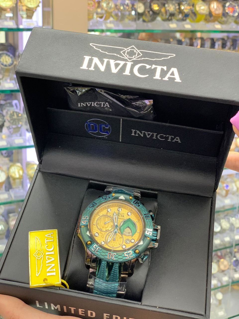 Relógio Masculino Invicta Dc Comics Aquaman Edição Limitada 26785 ...