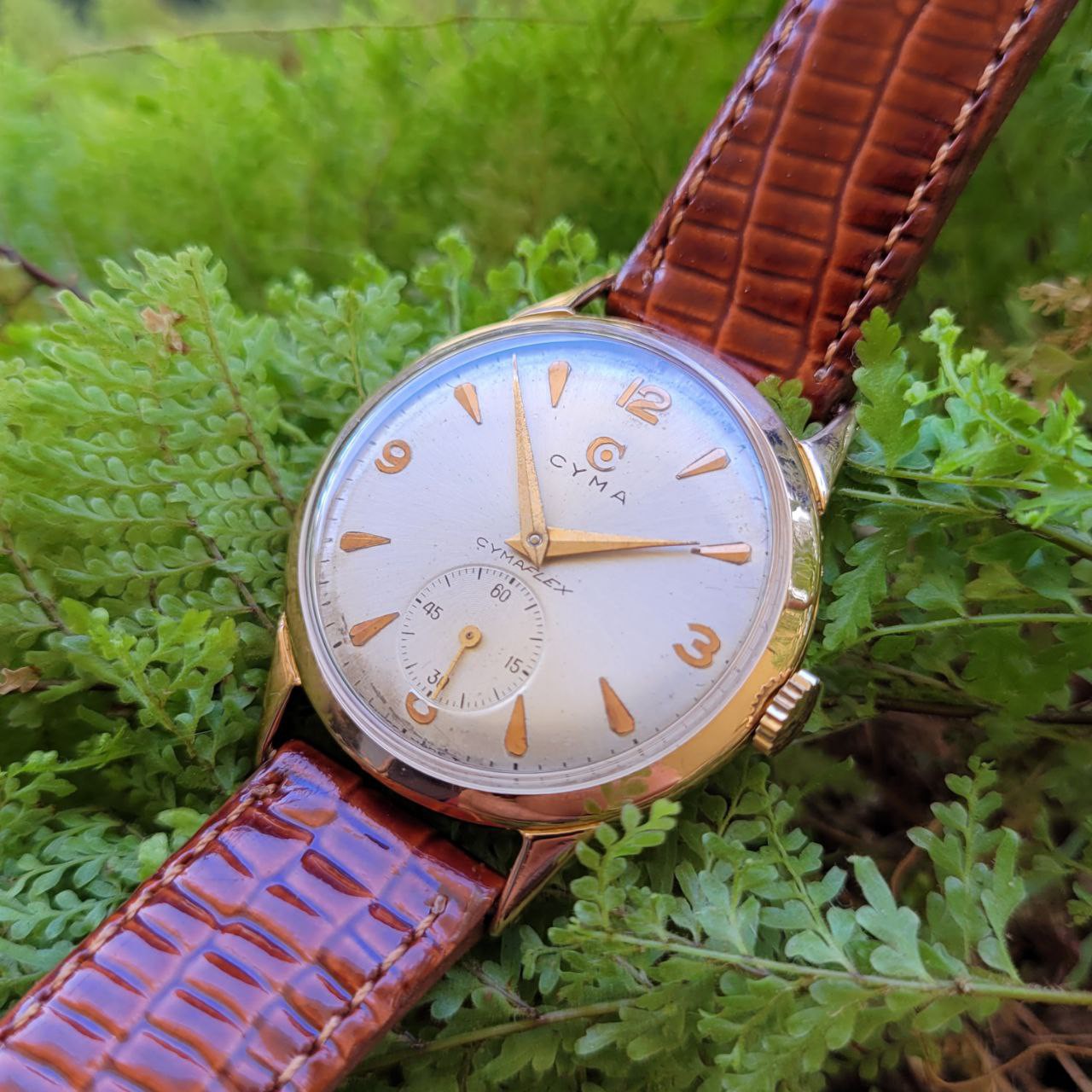 Relógio Masculino Cyma Swiss Made 18kt Ouro Maciço - Altarelojoria ...