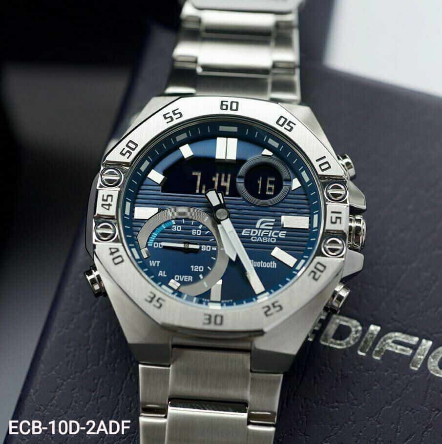 Relógio Casio Edifice ECB-10D-2ADF Masculino Anadigi - Altarelojoria relógios originais invicta ...