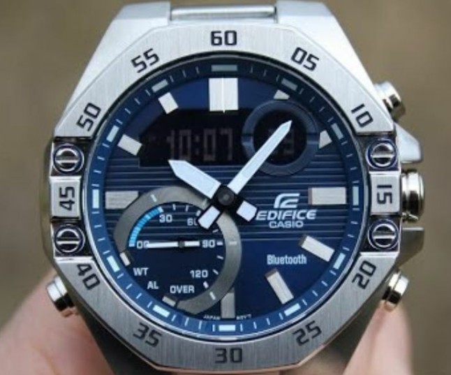 Relógio Casio Edifice ECB-10D-2ADF Masculino Anadigi - Altarelojoria relógios originais invicta ...