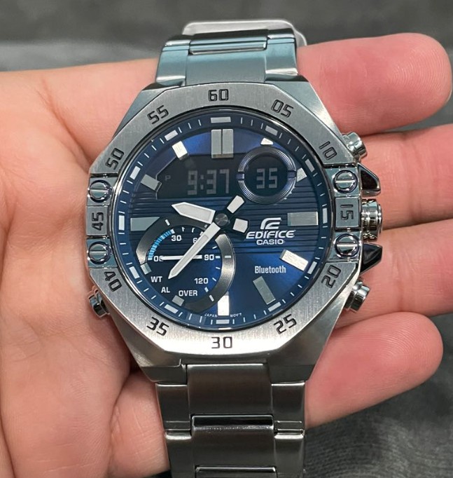 Relógio Casio Edifice ECB-10D-2ADF Masculino Anadigi - Altarelojoria relógios originais invicta ...