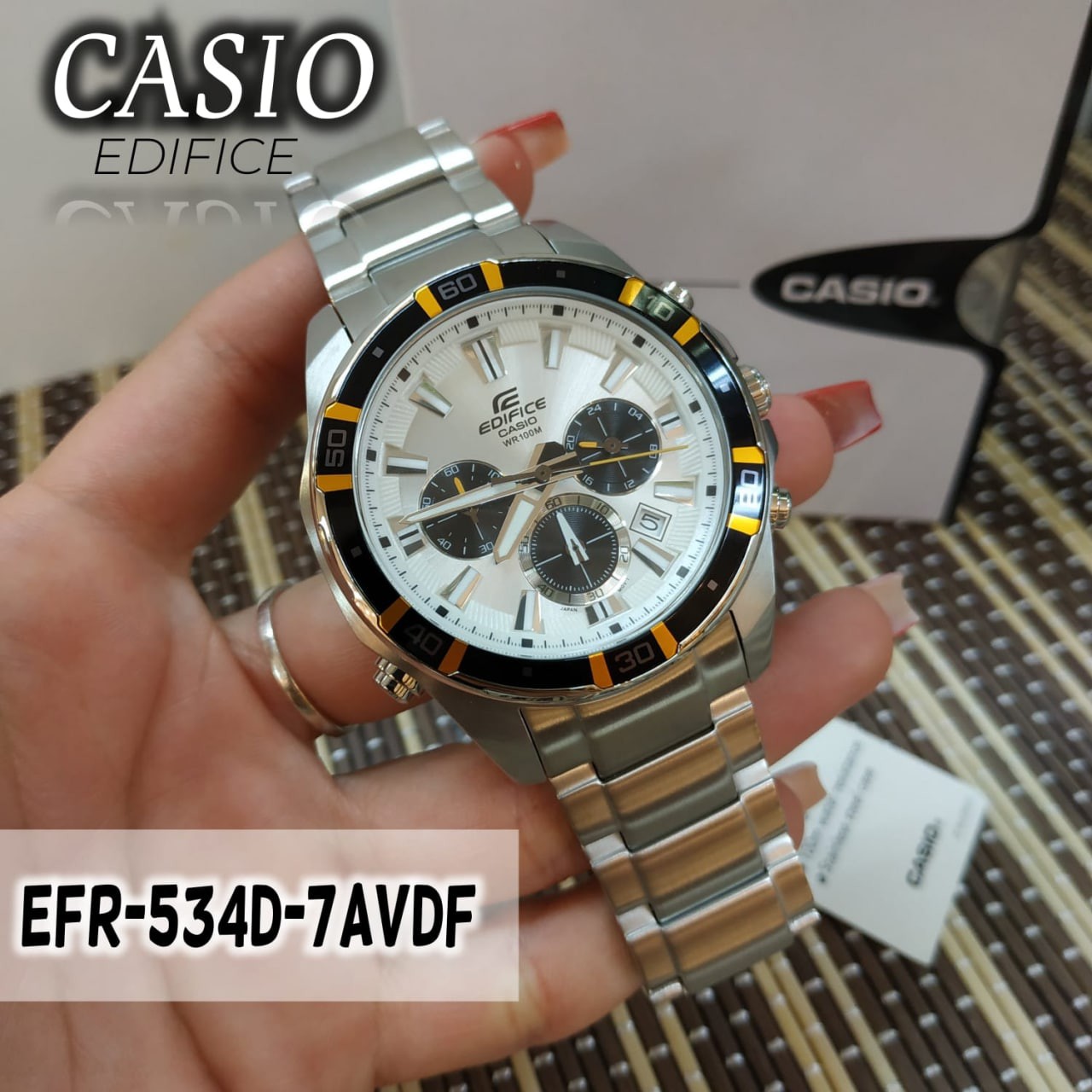Relógio Casio Masculino Edifice Efr-534d-7avdf - Altarelojoria relógios ...