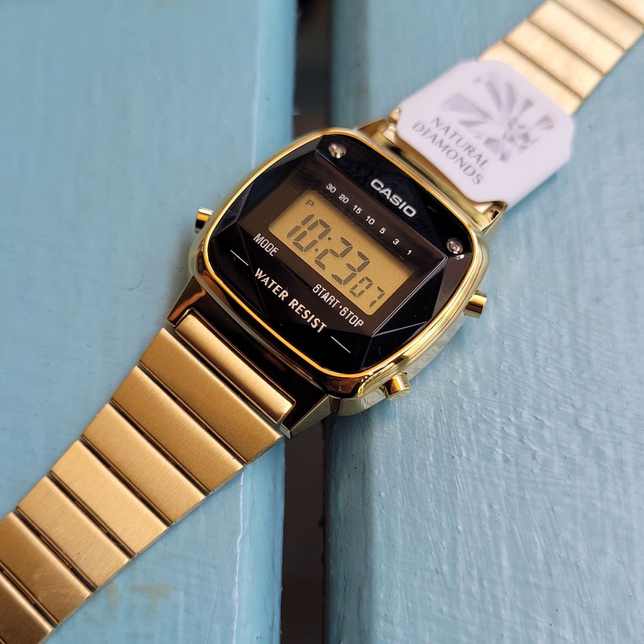 Relógio Feminino Casio Mini Diamond La670wgad-1df - Altarelojoria ...