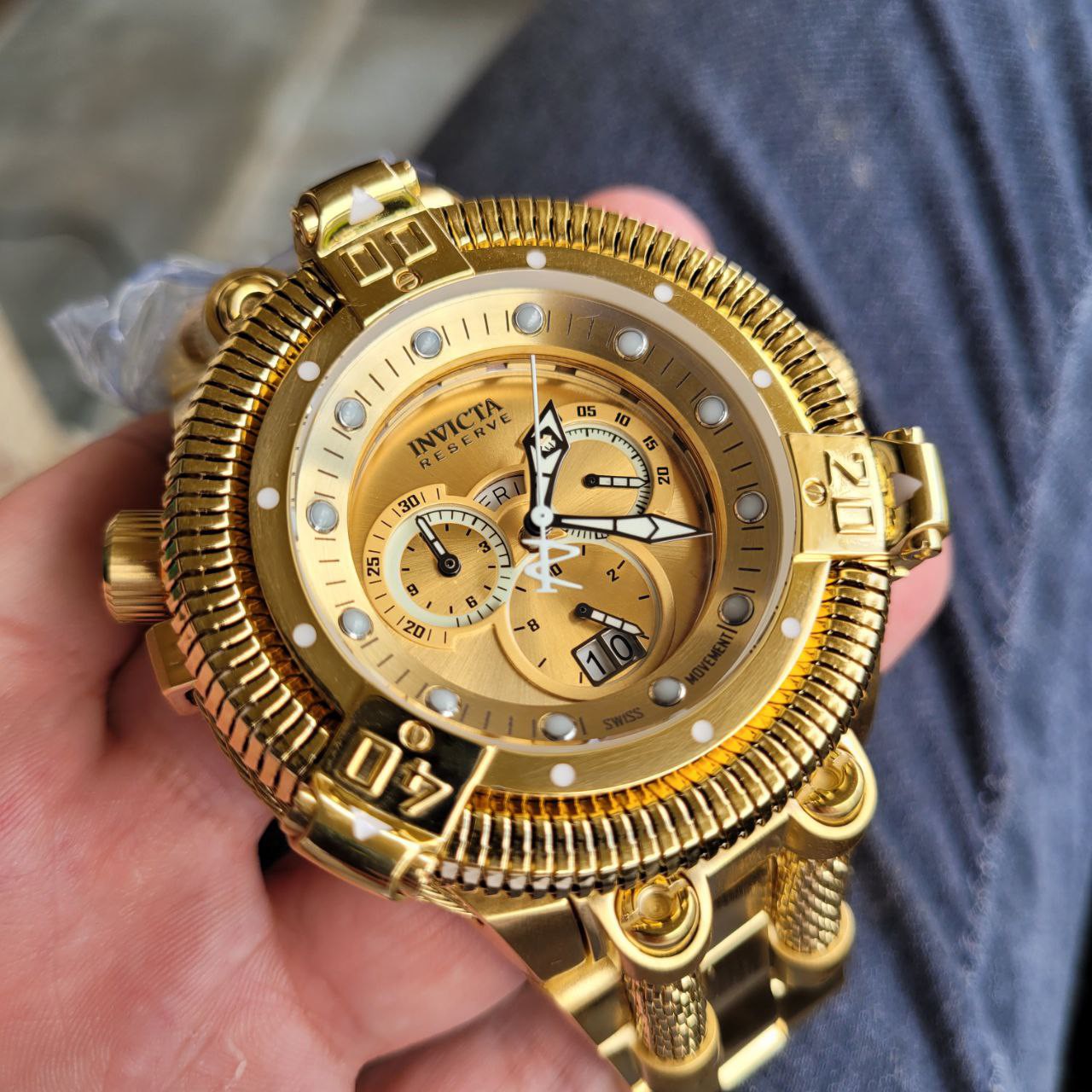 Relógio Masculino Invicta King Python Shutter 40578 Swiss ...