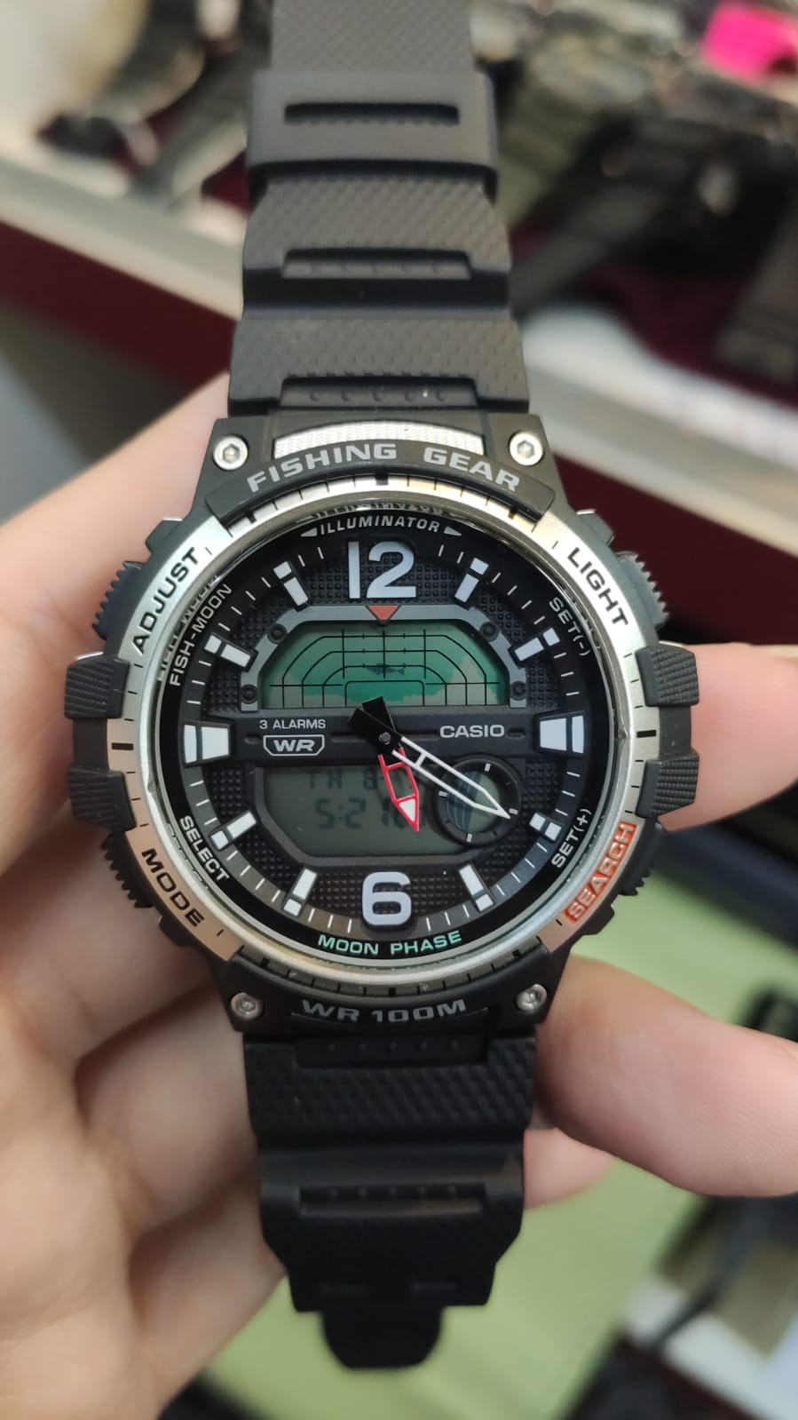 Relógio Masculino Casio Fishing Gear Wsc-1250h-1av - Altarelojoria ...