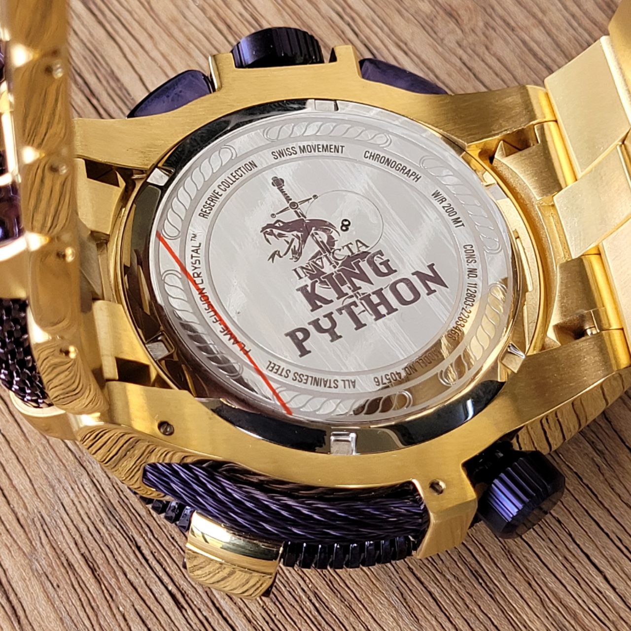 Relógio Masculino Invicta King Python 40576 - Altarelojoria relógios ...