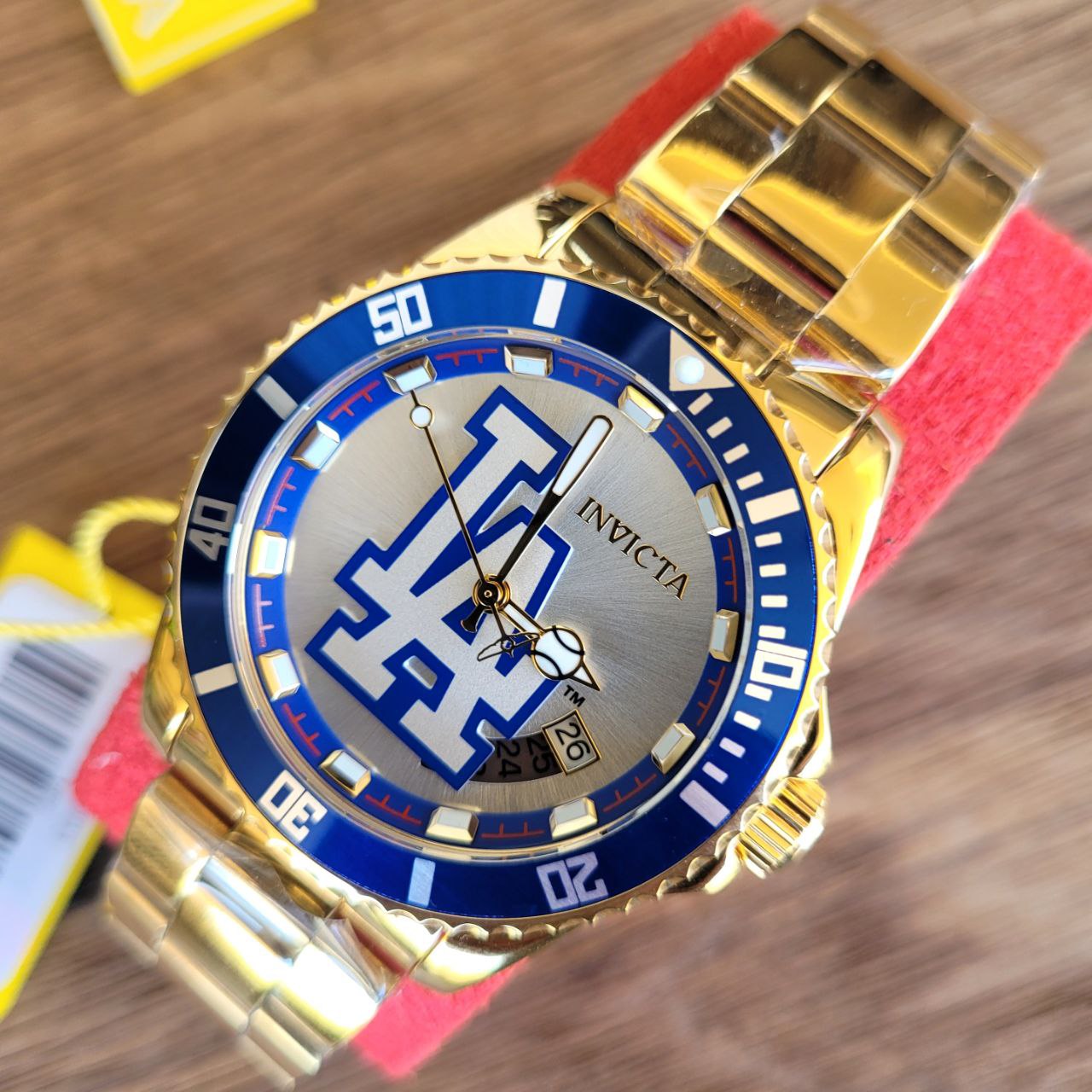 Relógio Masculino Invicta MLB Los Angeles Dodgers 42983 Automático ...