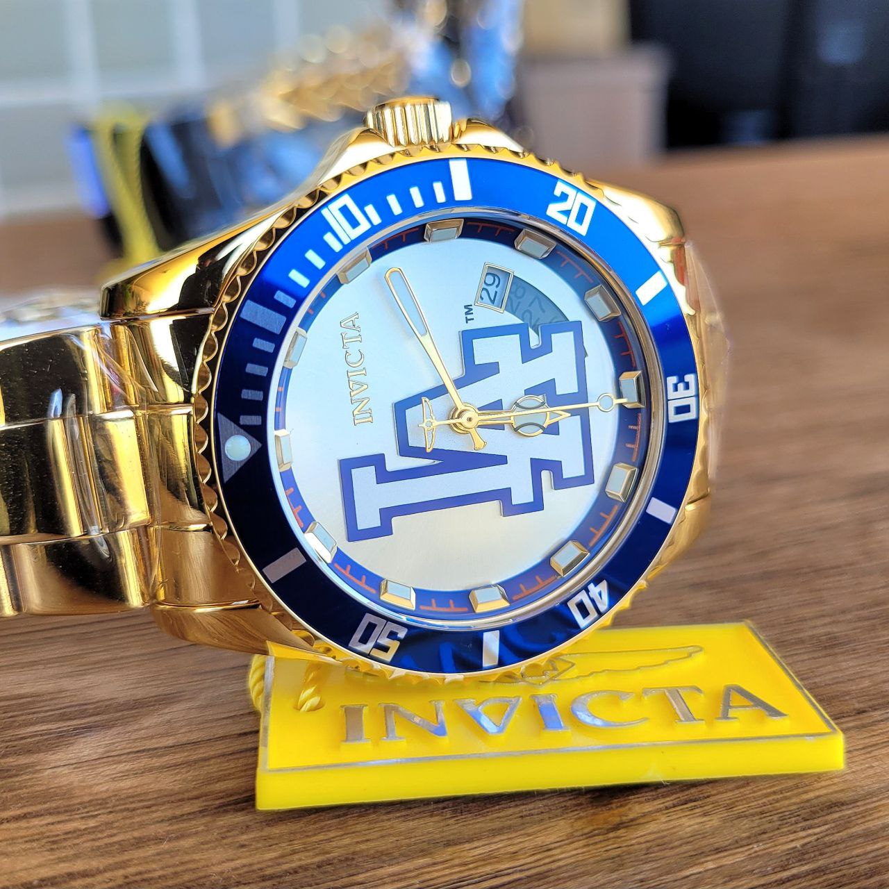 Relógio Masculino Invicta MLB Los Angeles Dodgers 42983 Automático ...