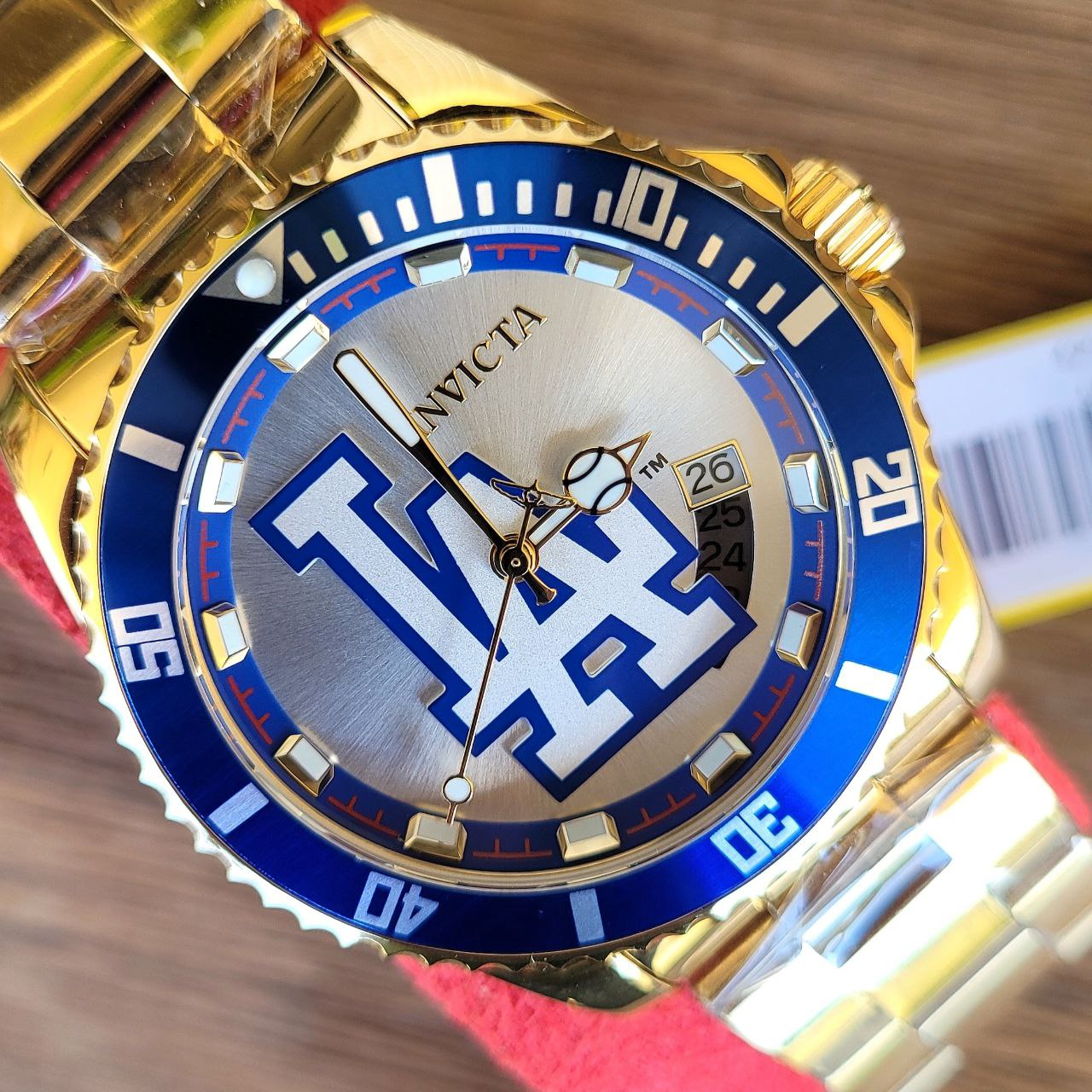 Relógio Masculino Invicta MLB Los Angeles Dodgers 42983 Automático ...