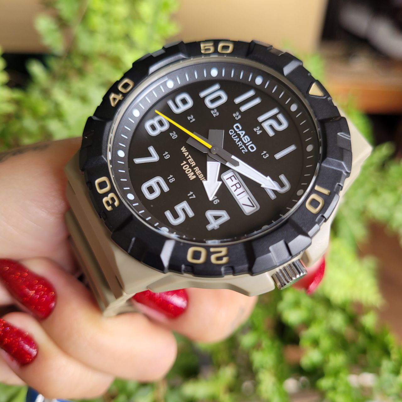Relógio masculino Casio Analógico linha Big MRW-210H-5AV ...