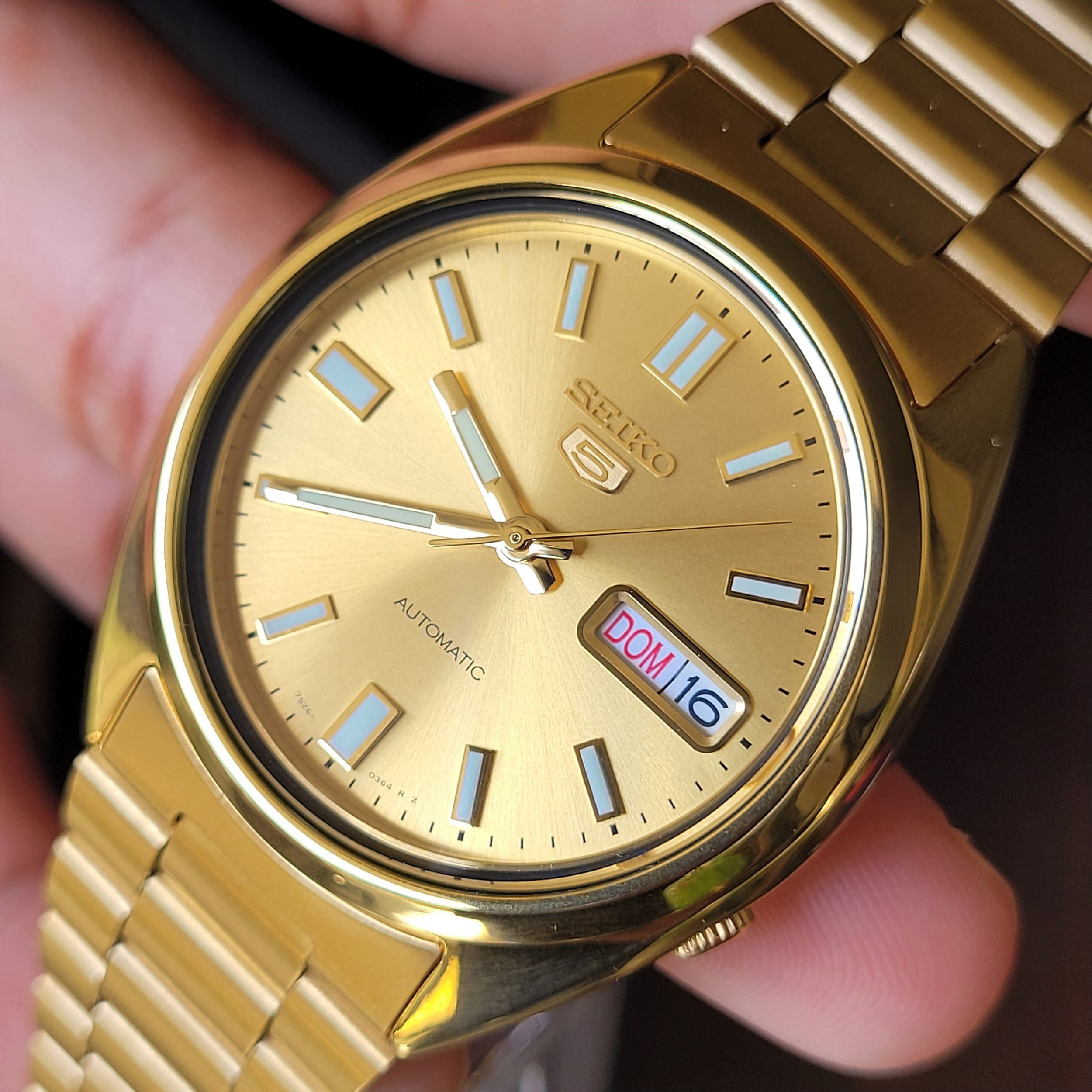 Relógio Automático Seiko 5 SNXS80K Calendário Duplo - Altarelojoria ...