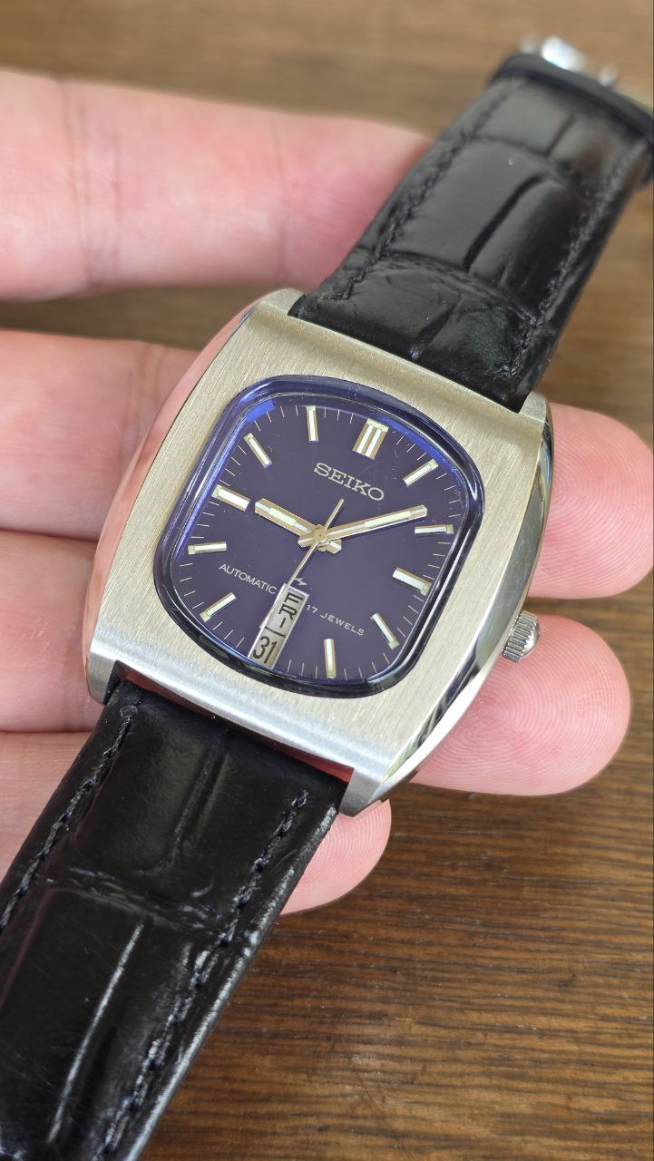 SEIKO 7006 AUTOMATIC TV ANOS 70 AZUL 36MM REVISADO - Altarelojoria ...