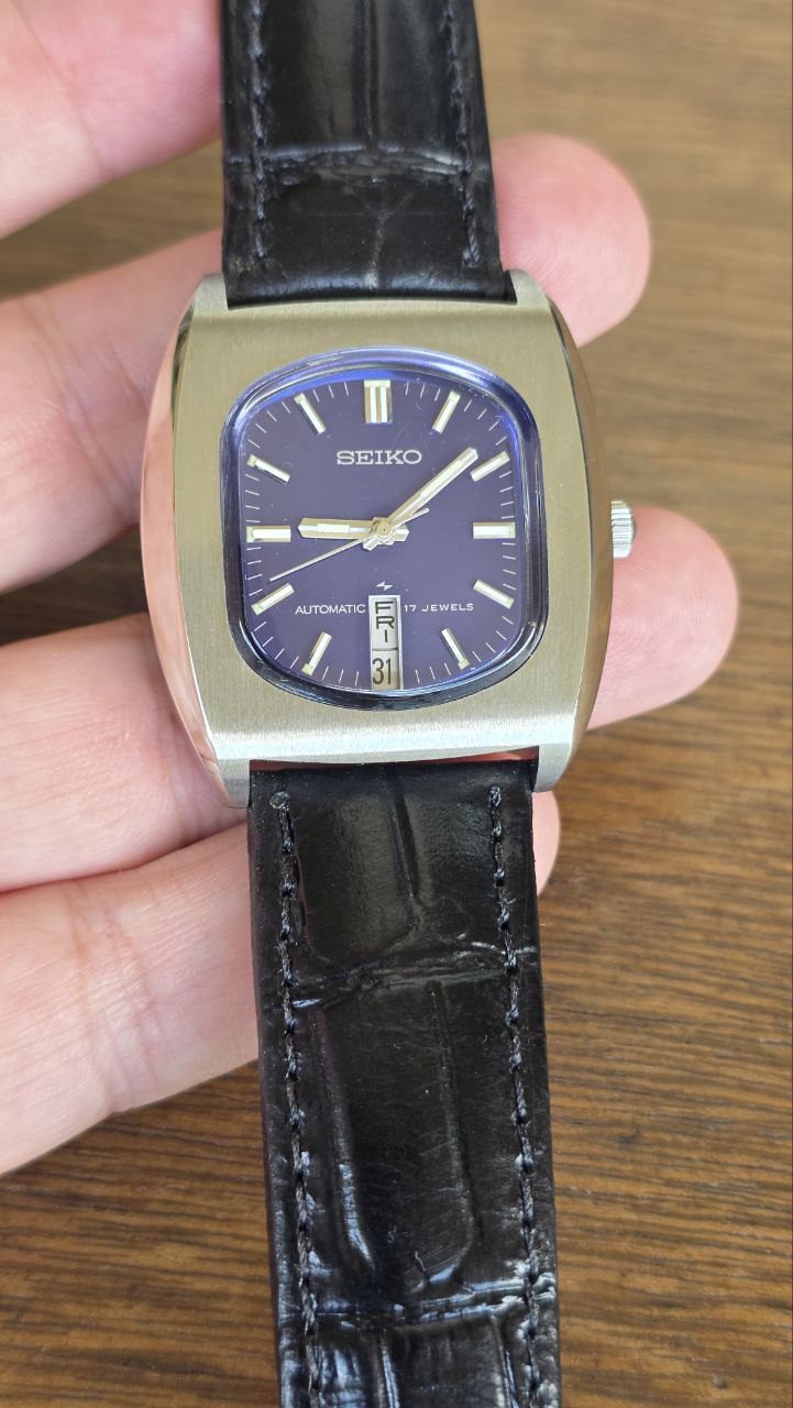 SEIKO 7006 AUTOMATIC TV ANOS 70 AZUL 36MM REVISADO - Altarelojoria ...