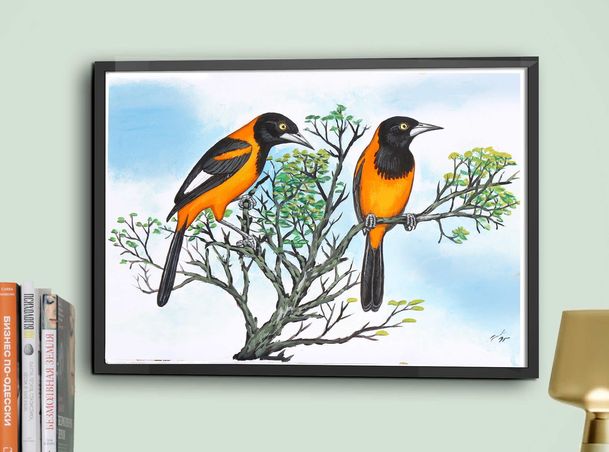 Fine Art Ornitologia e Arte - Corrupião ou sofrê (Icterus jamacaii ...