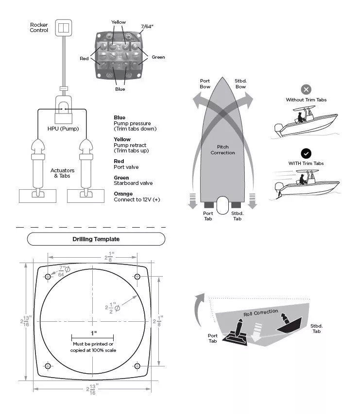 Botão Bennett Es2000 Acionamento Flaps Hidráulicos Lanchas - ABROLHOS ...