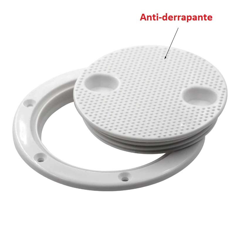 Tampa De Inspeção Náutica 6 Pol Anti-derrapante Lancha Barco - ABROLHOS ...