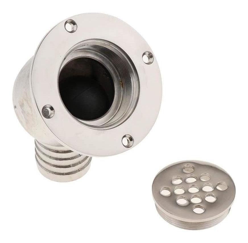 Dreno Casto Saída De Água Com Válvula Anti-retorno Aço Inox - ABROLHOS ...