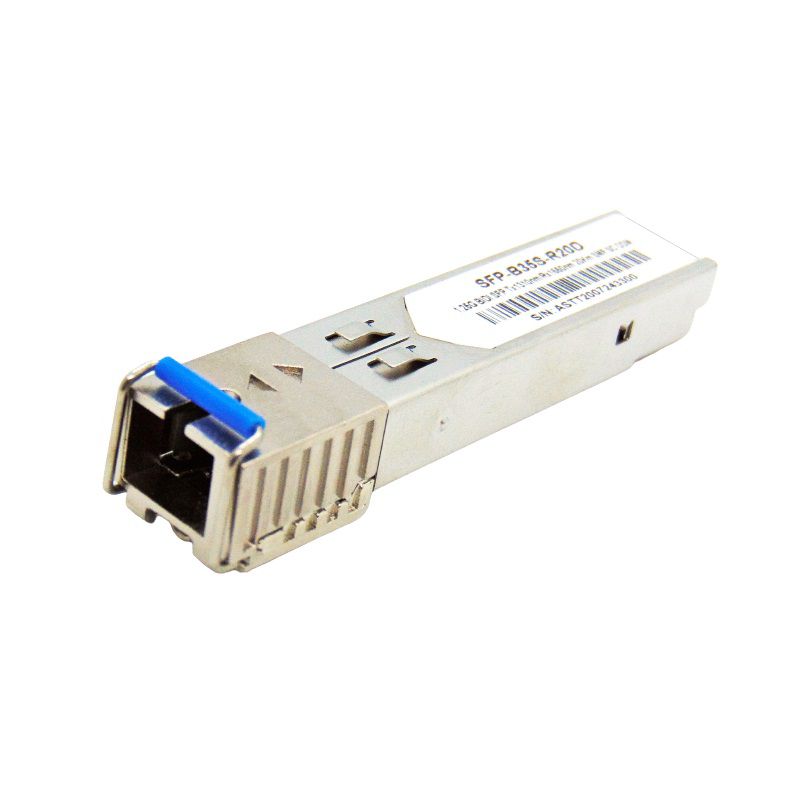 SFP 1.25G 20km BiDi SC DDM TX1310-RX1550NM B35S-R20D - Biostech Conecta