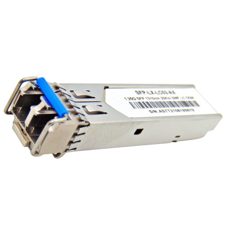 SFP 1.25G 20km LC Duplex DDM TX1310NM MGBIC LX-LC03-AX - Biostech Conecta