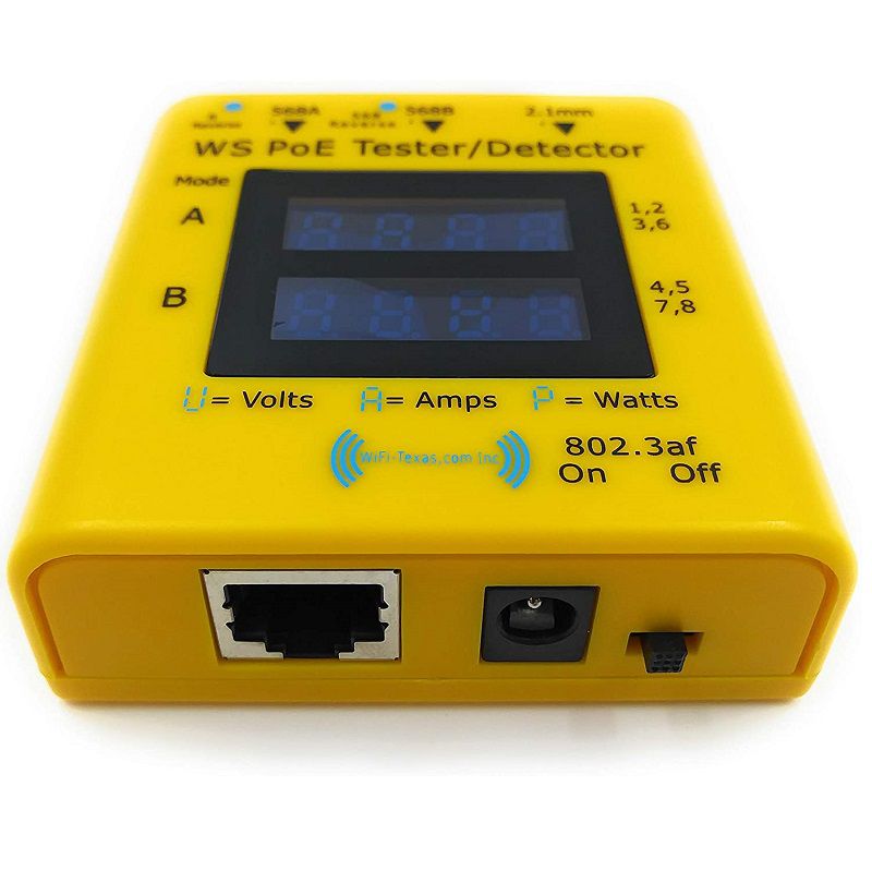 PoE Tester/Detector LCD Passivo DC 6V A 56V WS PoE Tester+ - Biostech ...