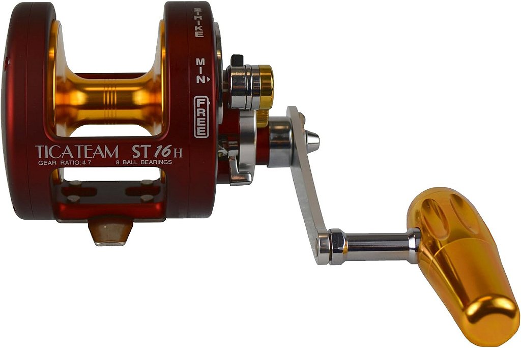 TICA STL16NRED Carretilhas de Pesca Tica Team St (Cor Personalizada) 3. ...