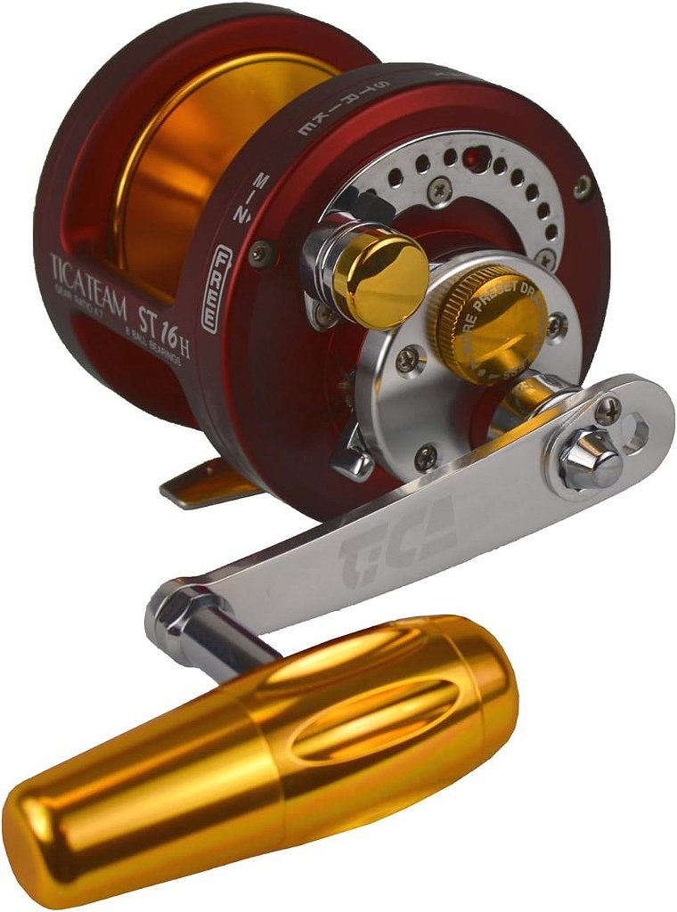 TICA STL16NRED Carretilhas de Pesca Tica Team St (Cor Personalizada) 3. ...