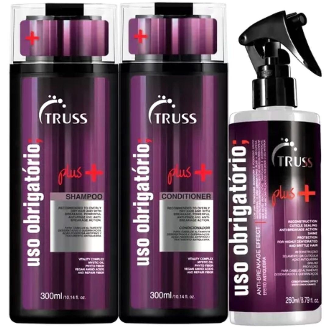 Truss Uso Obrigatório Plus Shampoo Condicionador+Uso Obrigatório ...