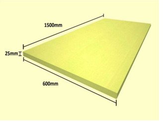 XPS Probuild ranhurado (1,50 m X 0,60 m X 25 mm) Amarelo - ISOCOM ...