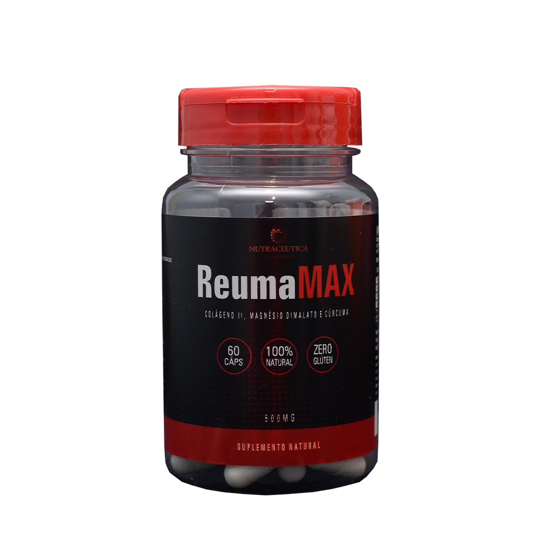 Reumamax - Colágeno UC II, Magnésio Dimalato e Cúrcuma 60 Cápsulas ...